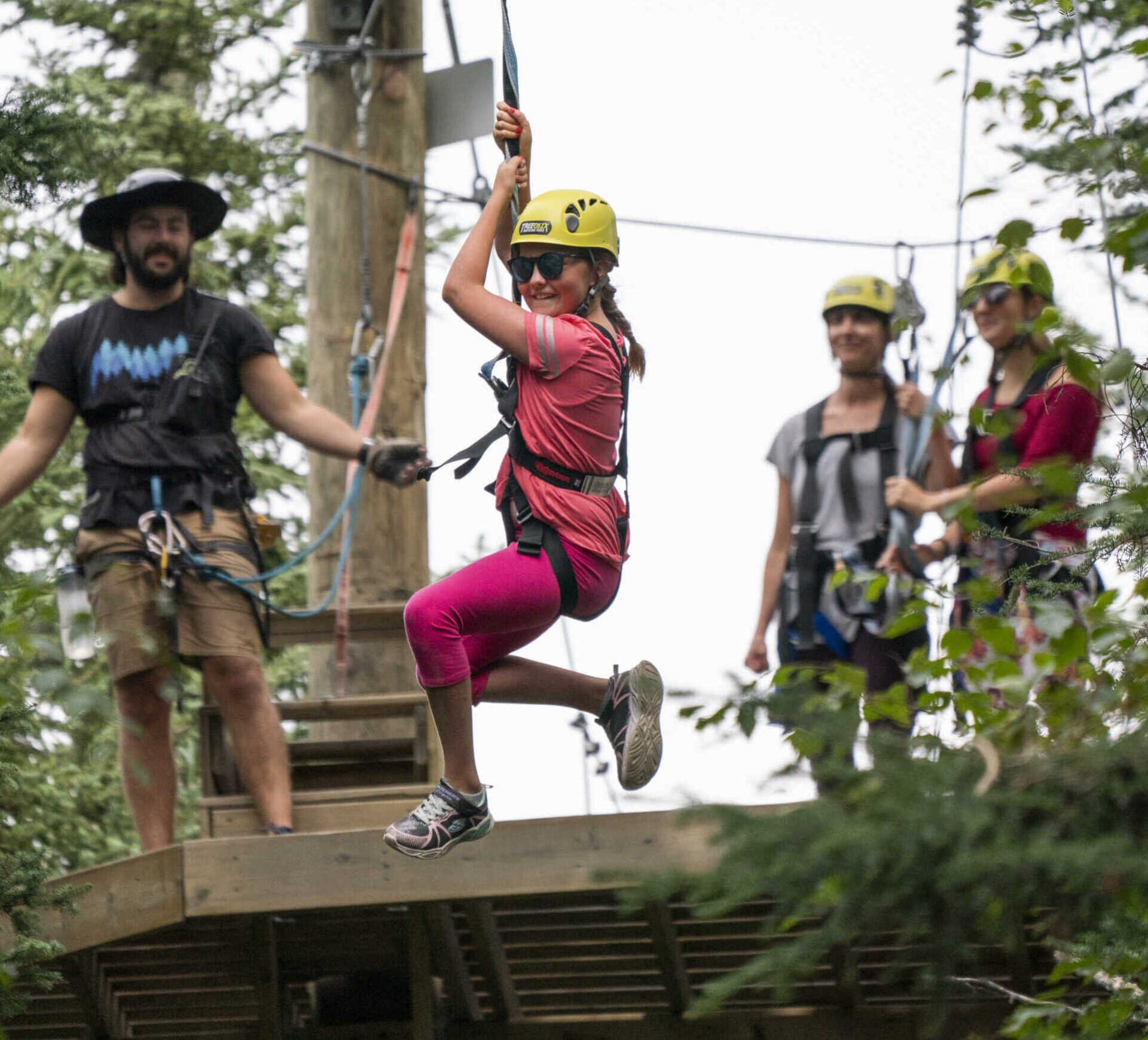 Zipline Adventures in the Boreal Forest – Treeosix Adventure Parks
